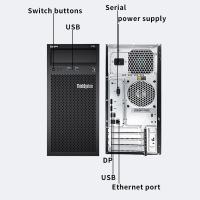 China Stock ST58 i3-9100 3.6GHz 8gb Memory 1tb HHD Tower Server for Commercial Applications for sale
