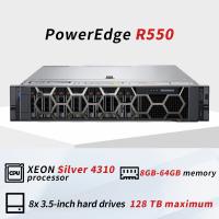 China NO Private Mold Used Poweredge R550 2U Xeon Silver 4312 16gb/1tb/800W Rack Server for sale