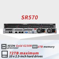 China Stock Thinksystem Sr570 1U Xeon Silver 4210R 2.4GHz 16gb Ram 2*1.2tb Sas Rack Tower for sale
