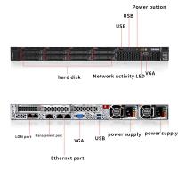 China Stock Thinksystem Sr570 1U Xeon Silver 4210R 2.4GHz 16gb Ram 2*1.2tb Sas Rack Tower for sale
