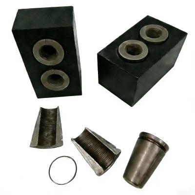 China Slab Anchor Head Wedge for 2 Strands for sale