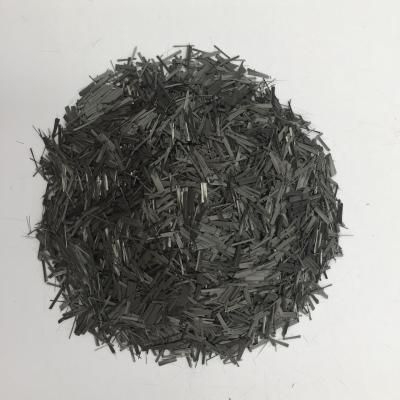 China Material-modified cement shielding 12mm chopped carbon fiber, high-temperature resistant, high-strength and tensile chopped carbon fiber for sale