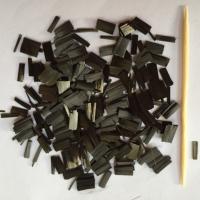 China 3-6mm flat chopped carbon fiber, conductive, plastic-reinforced, non-agglomerated chopped carbon fiber for sale