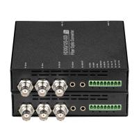 China Multi-function 12G SDI Fiber Converter with Loop Output, Tally, RS232/485 Data, 3.5 Audio for sale