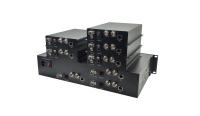 China Multi-Functional 5CH 12G SDI to Ethernet Fiber Optic Converter With XLR Audio for sale