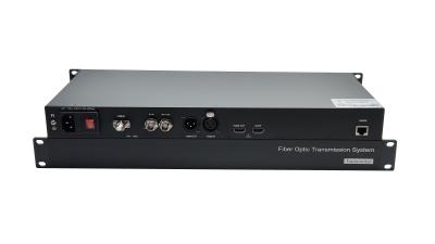 China 4CH 12G SDI Fiber Optical Converter With XLR Audio/ HD-MI Video/ Gigabit Ethernet for sale
