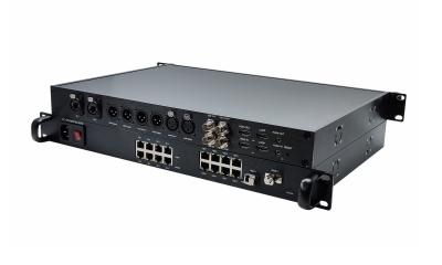 China 12G SDI Video Transmission with XLR Audio & Ethernet Over Single Fiber to Convert for sale