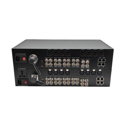 China Customized Multi-functional SMPTE Hybrid Video/ Audio/ Ethernet Transmission Equipment Over Optical Fiber for sale