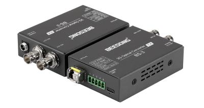China 3G SDI Fiber Optic Converter With Tally, RS485, SFP Module for sale