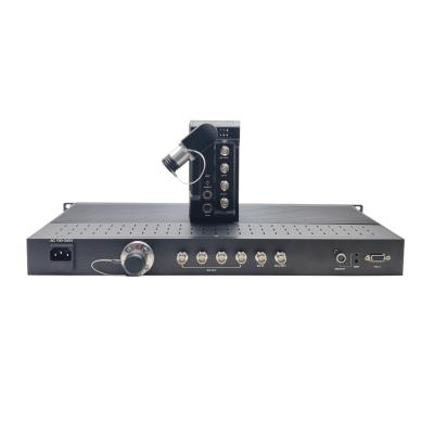 China SMPTE Remote Control 4K 12G-SDI Fiber Transmission System With PGM Video Return for sale