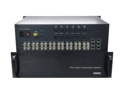 China 3RU 16CH 3G SDI with XLR and Ethernet, Dual LC Fiber Transmission System for sale