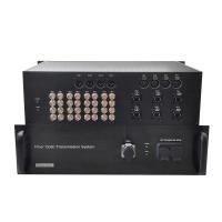 China 12G SDI Video Fiber Transmission System with XLR Audio, Network, CNlinko Dual LC Fiber Connector for sale