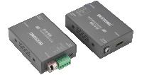 China Newest Mini 4K60 HDMI Fiber Optic Converter with RS232 Data for sale