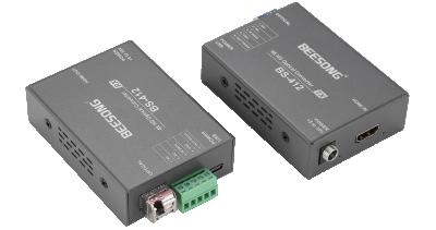 China Newest Mini 4K60 HDMI Fiber Optic Converter with RS232 Data for sale