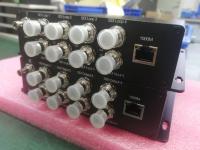 China 4 Channels 3G SDI Input With IP Network Multi-Signals Transmission Equipment Over One Fibre Cable for sale