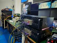 China 8CH Bidi 12G SDI Video Fiber Transmission System with XLR Audio, 10GB Network, Opticalcon Duo Fiber Connector for sale