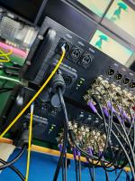 China 8CH Bidi 12G SDI Video Fiber Transmission System with XLR Audio, 10GB Network, Opticalcon Duo Fiber Connector for sale