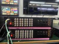 China 16x 12G Input, 6x 12G Return, Dual Audio and 4x 10G Network Connection Fiber Box for sale