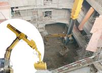 China Durable Telescopic Arm for Excavator with Clamshell Bucket for sale