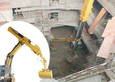 China Durable Telescopic Arm for Excavator with Clamshell Bucket for sale