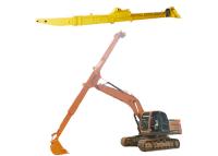China 14M 15M Excavator Long Reach Boom , Clamshell Telescopic Arm Robust structure for sale