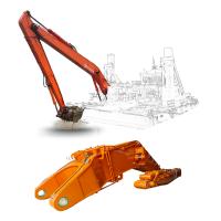 China Custom Excavator Long Reach Boom Extension Arm for ZX1200 High Reach Projects for sale