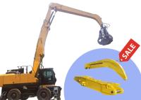 China Custom Material Handler Excavator Boom Arm For Grabbing Steel for sale