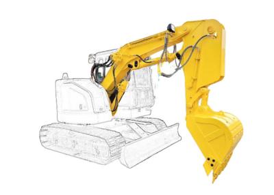 China Heavy Duty Hydraulic Excavator Tunnel Arm Shorten Boom and Arm 40-45Ton Load Capacity for Mining & Construction for sale