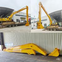 China 18M 20M Excavator Long Reach Boom Arm With Bucket For Dredging for sale