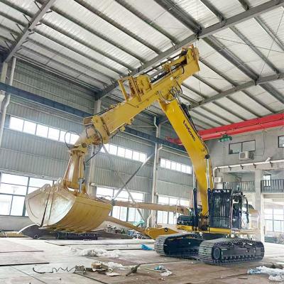 China Telescopic Boom Excavator With Grab Clamshell Bucket For Cat Hitachi Komatsu for sale