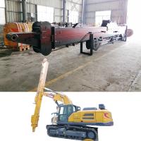 China Heavy Duty Telescopic Boom Excavator With Orange Peel Grapple for sale