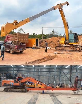 China Heavy Duty Two Section Telescopic Arm Excavator Telescopic Boom For Construction for sale