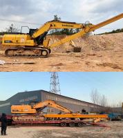 China Long Reach Telescopic Arm Two Section Hydraulic Telescopic Boom for 6-36 Ton Excavator for sale