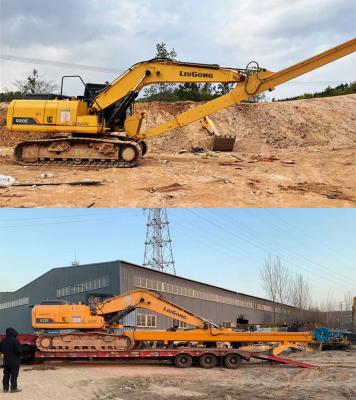 China Long Reach Telescopic Arm Two Section Hydraulic Telescopic Boom for 6-36 Ton Excavator for sale
