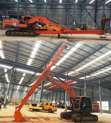 China Excavator Telescopic Boom Telescopic Stick For River Port Dredging Work for sale