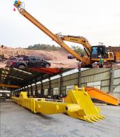 China Two Stage Hydraulic Telescopic Arm Excavator Long Reach Telescopic Boom For CAT Komatsu for sale