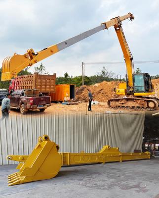 China Two Section Telescopic Boom For Excavator / Excavator Extendable Boom Arm for sale
