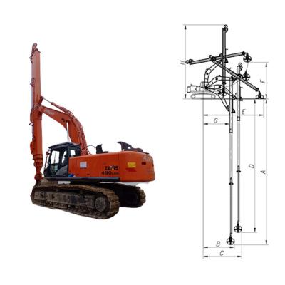 China Grapple Telescopic Arm China Excavator Telescopic Boom Factory for sale