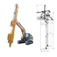 China Telescopic Excavator Telescopic 25m 30m 32m With Clamshell Bucket for Excavator for sale