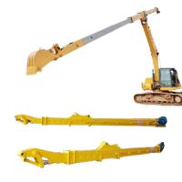 China Long Reach Excavator Telescopic Arm Digging House Foundation Pit for sale