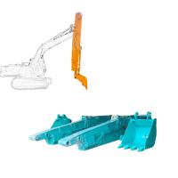 China Telescopic Arm For Bucket Digging Foundation House Red Hitachi for sale