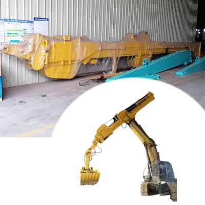 China Excavator Long Reach Boom And Telescopic Arm Adjustable Length for sale