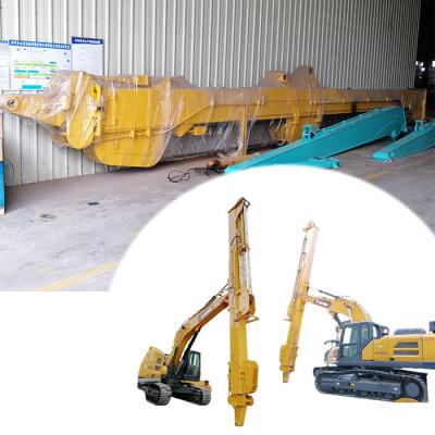 China Excavator Telescopic Arm With Hydraulic Long Reach Grapple Better Welding for sale