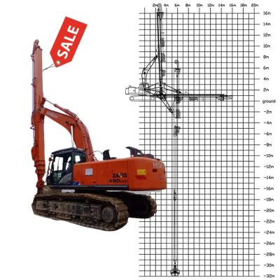 China 20m 25m Telescopic Dipper Arm With Clamshell Bucket Grapple Clamshell Telescopic Arm for sale