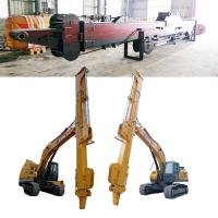 China Excavator Telescope With Clamshell Bucket Grapple For Grabbing Sand Soil Silt for sale