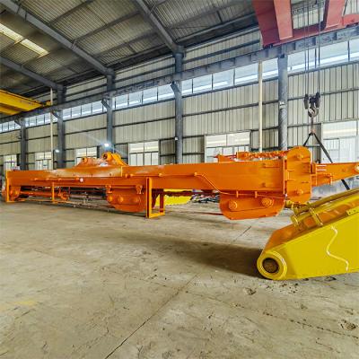 China Telescopic Dipper Arm with Grapple Clamshell Bucket for sale