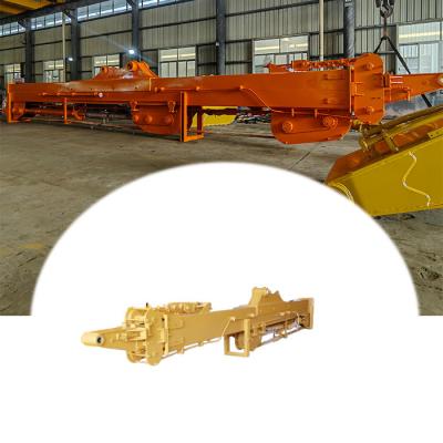 China Telescopic Excavator Boom Telescopic Dipper Arm With Clamshell Bucket for sale