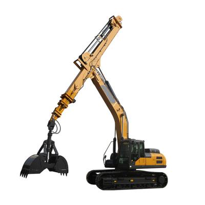 China Telescopic Excavator With Clamshell Bucket For Cat Hitachi for sale