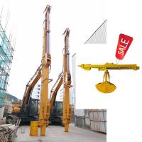 China Excavator Telescopic Arm With Clamshell Bucket For Construction BS900E for sale