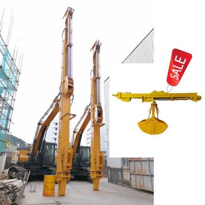 China Excavator Telescopic Arm With Clamshell Bucket For Construction BS900E for sale